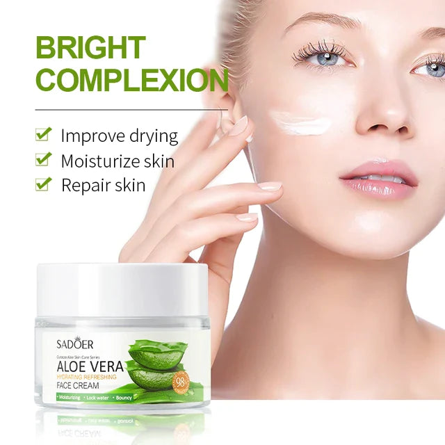 SADOER ALOE VERA FACE CREAM – Yes You Online
