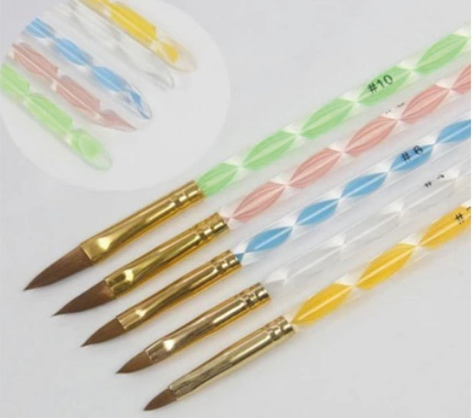 Acrylic Brushes Set - 5 Pieces – Yes You Online