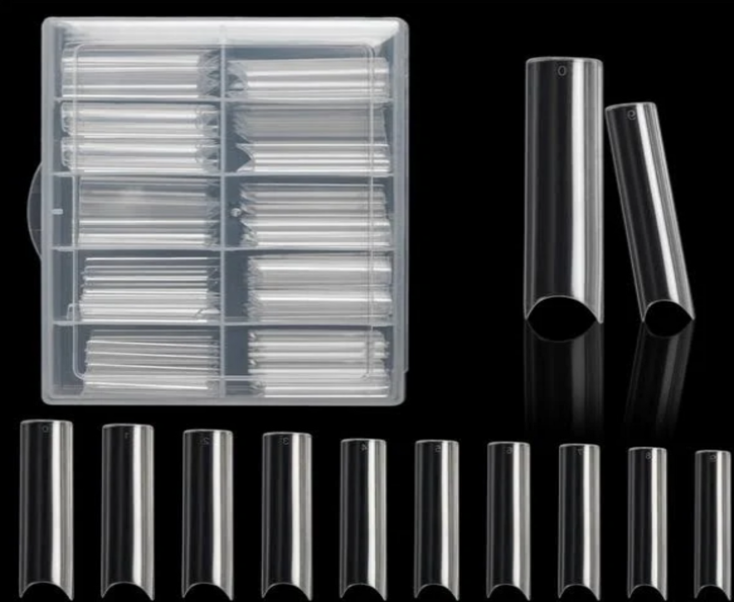 C - Curve Nail Tips - 100 Pieces – Yes You Online
