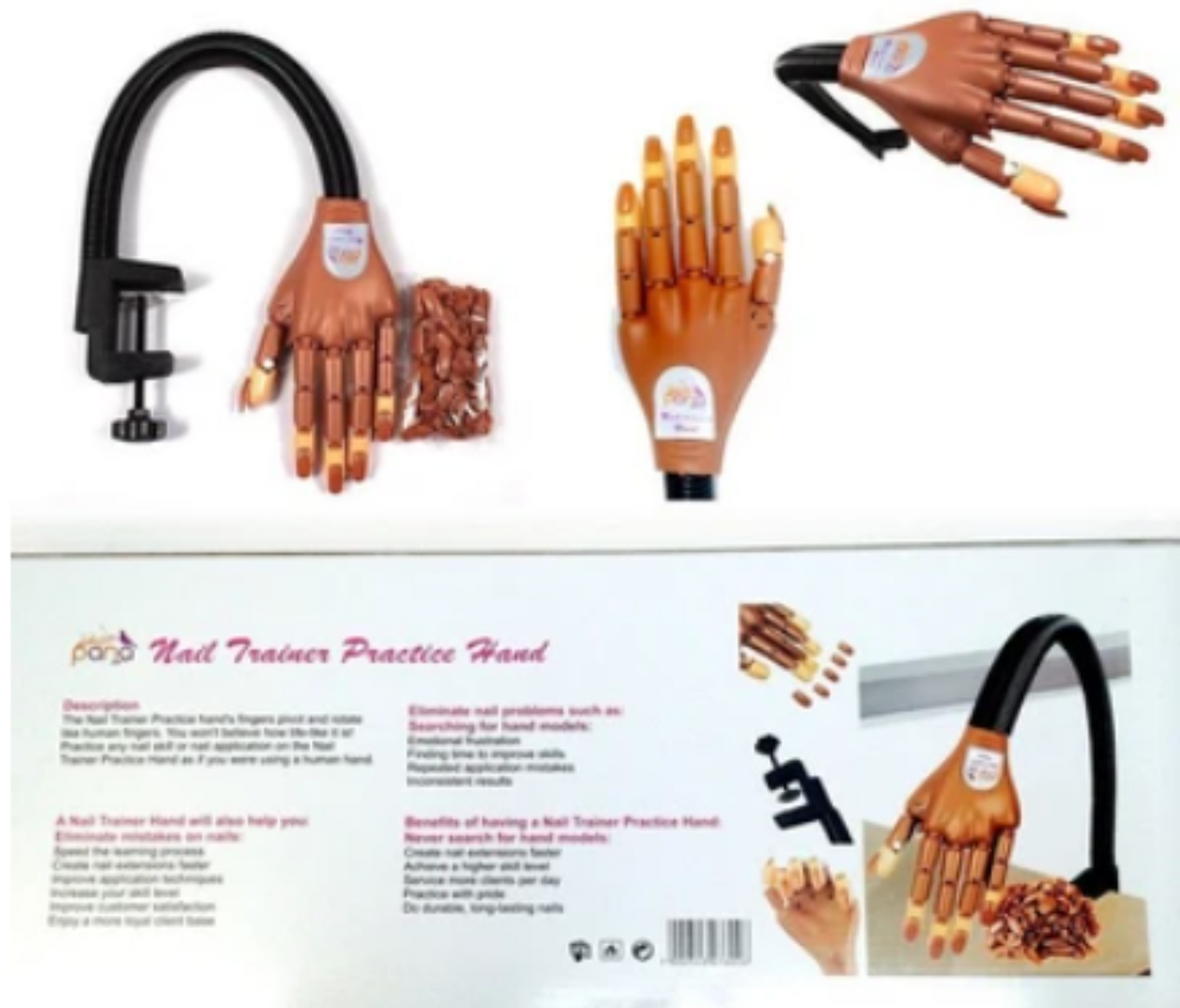 Practice Hand with removable Nail Tips – Yes You Online
