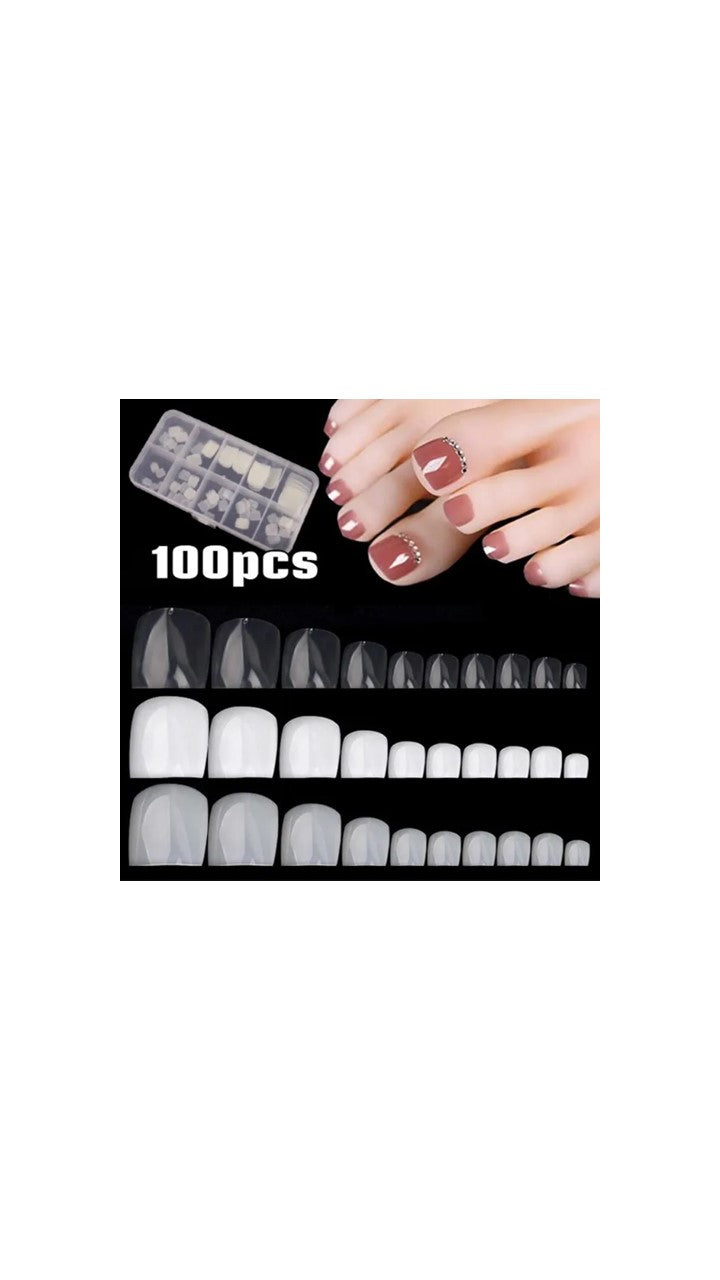 Toenail Tips - 100 Pieces – Yes You Online